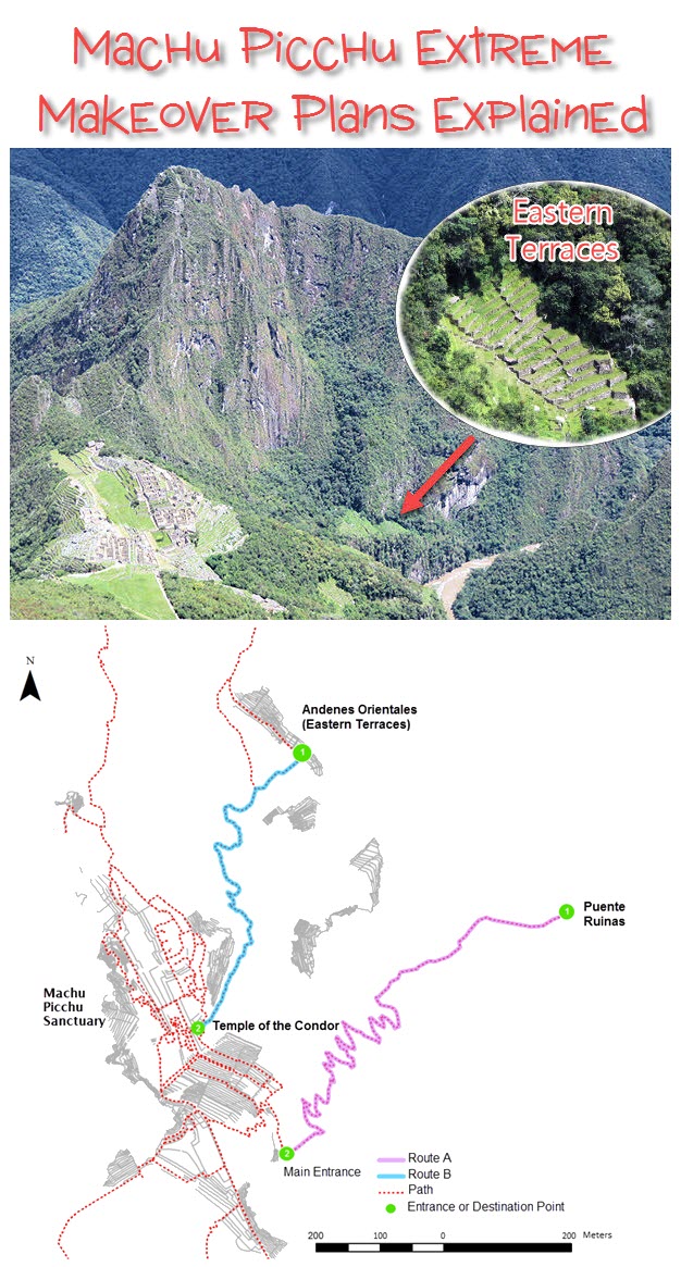 Machu Picchu Extreme Makeover Explained Eastern Terraces Route | Peru ...
